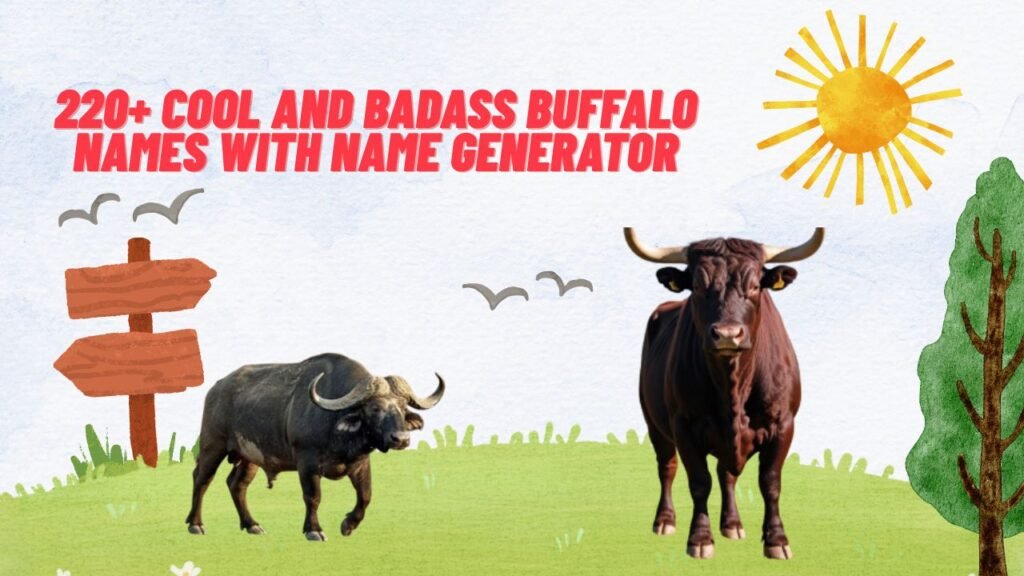 220+ Cool And Badass Buffalo Names With Name Generator